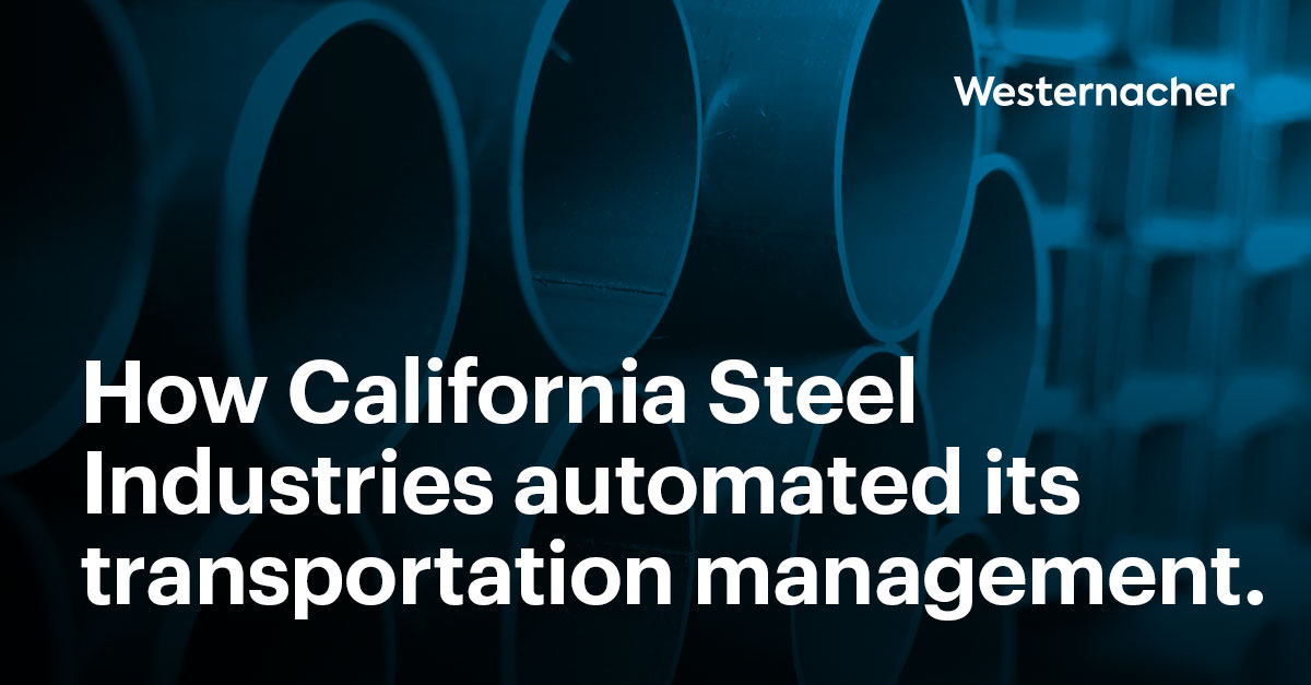 California Steel on the right track with SAP TM. | Westernacher